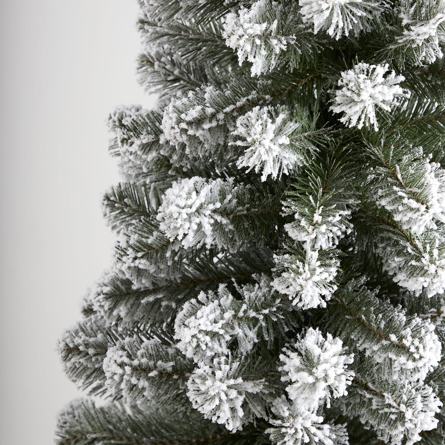 Festive Feeling Snowy Pencil Tree 6ft | Home Bargains