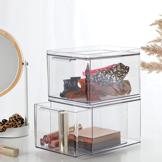 Utility Stackable Storage Drawer Small | Home Bargains