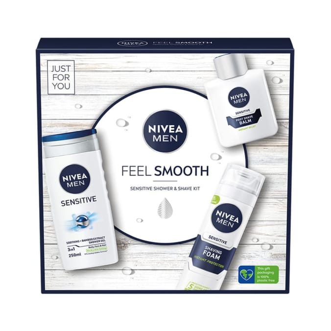 Nivea Men Feel Smooth Gift Set | Home Bargains
