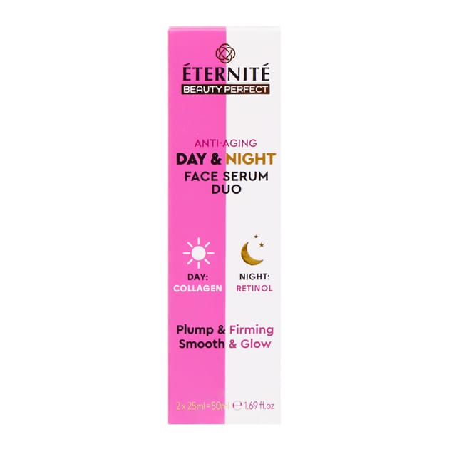 Eternite Plump & Firming Anti-Aging Day & Night Face Serum Duo | Home ...