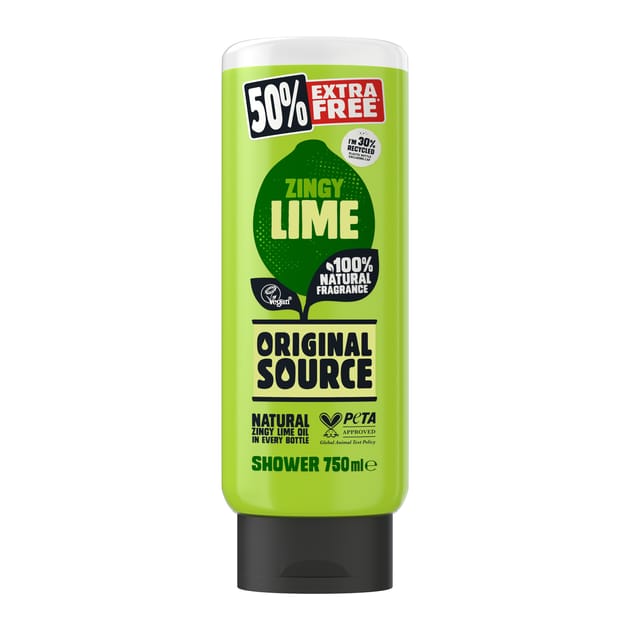 Original Source Zingy Lime Shower Gel 750ml | Home Bargains