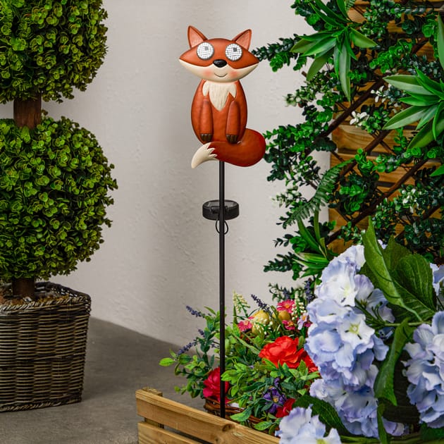 Firefly Solar Light Co Animated Eyes Solar Light Stake - Fox | Home ...