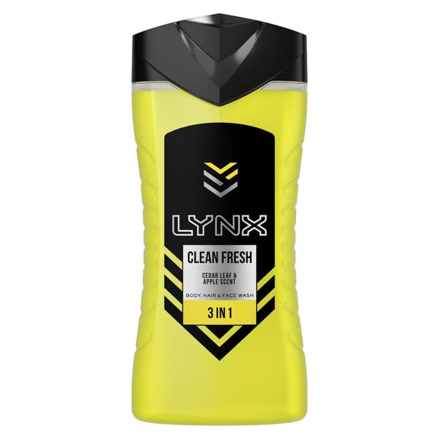 Lynx Bodywash 250ml - Clean Fresh | Home Bargains