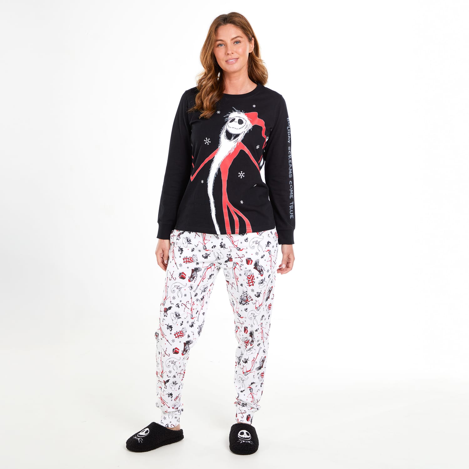 The Nightmare Before Christmas Ladies Pyjamas | Home Bargains