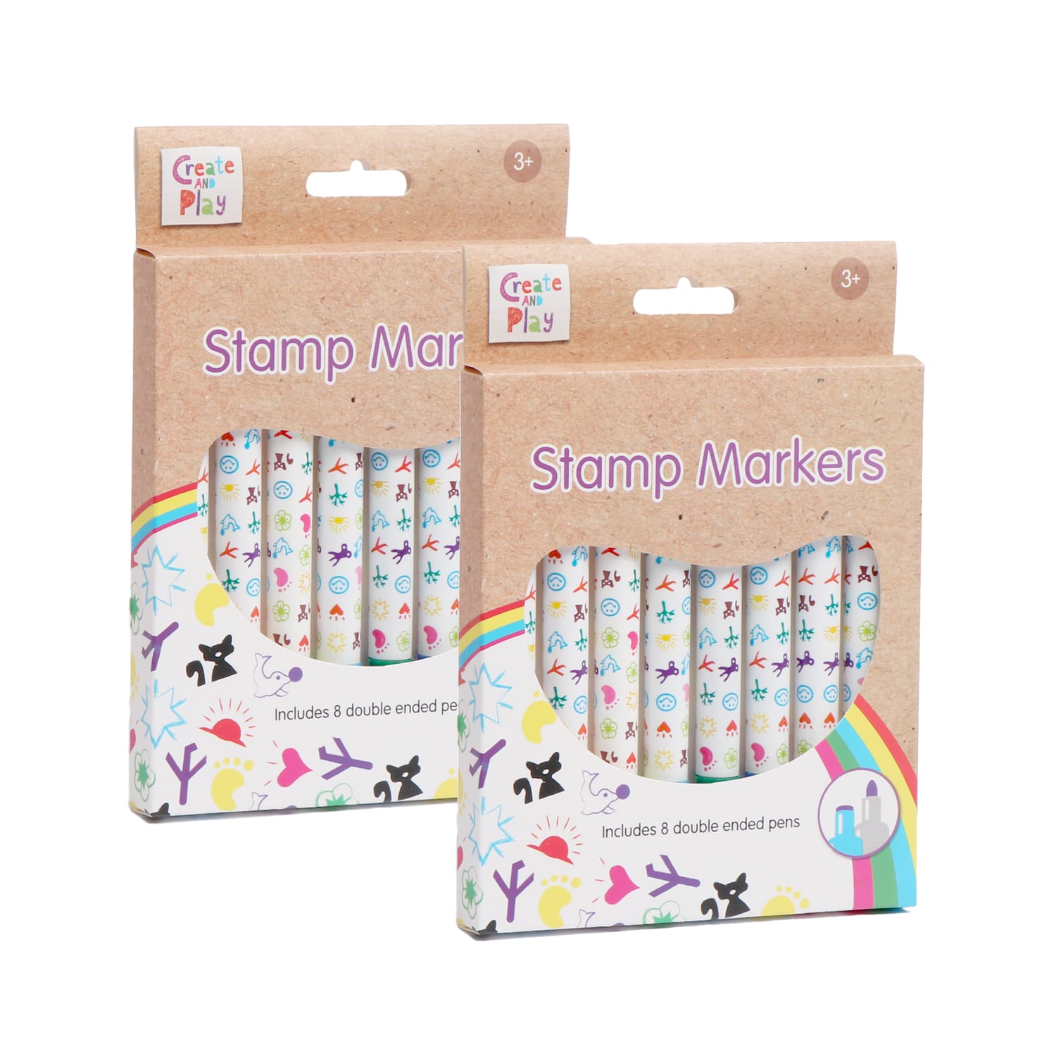 Create And Play Stamp Markers | Home Bargains