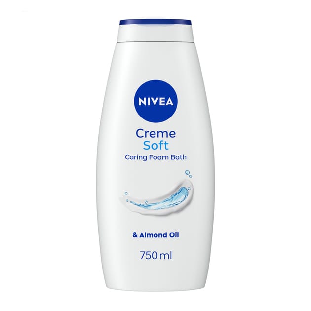 Nivea Creme Soft Bath Cream 750ml | Home Bargains