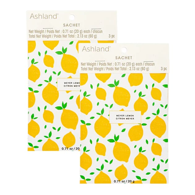 Scented Sachets 3 Pack - Lemon | Home Bargains