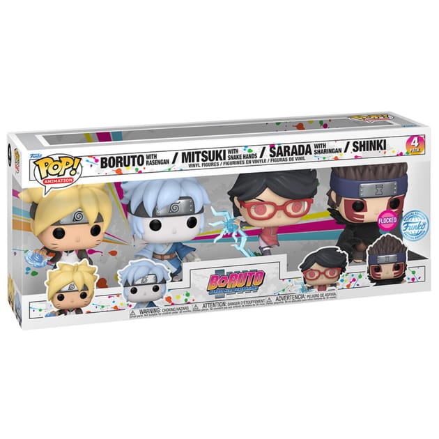 Funko Pop 4 Pack - Boruto | Home Bargains