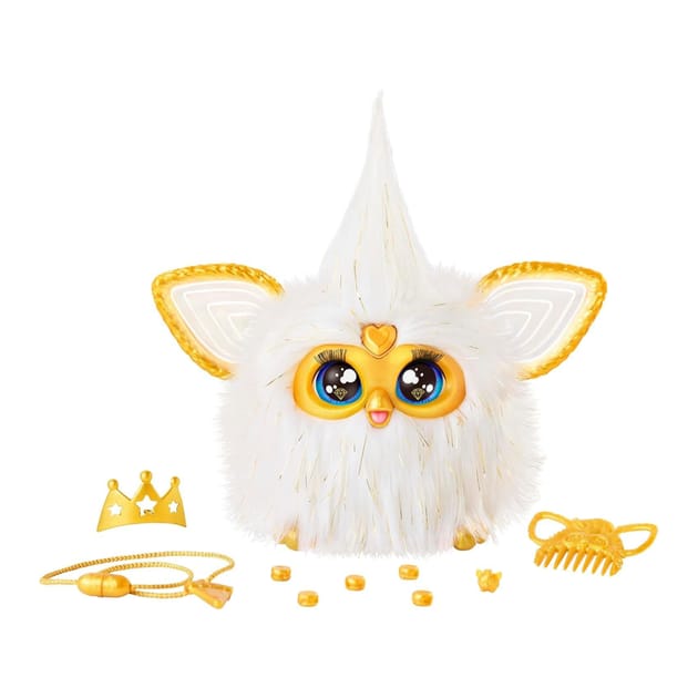 Furby Gold Glam Interactive Plush Toy | Home Bargains