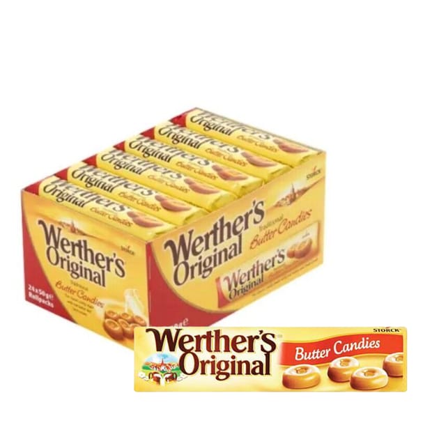 Werther's Original Butter Candies 50g x24 | Home Bargains