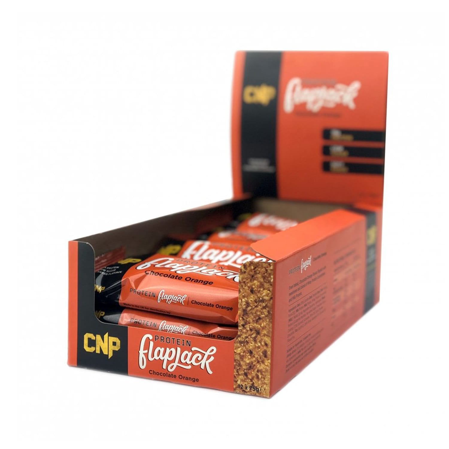 CNP Protein Flapjack 12 Pack - Chocolate Orange | Home Bargains