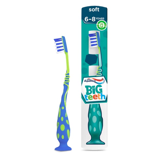 Aquafresh Kids Toothbrush Big Teeth 6-8 Years | Home Bargains