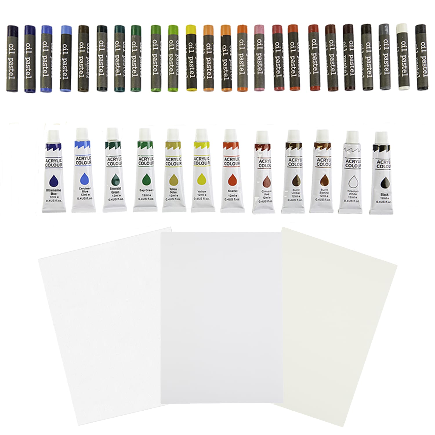 Colvin & Co Complete Artist Set with Easel | Home Bargains