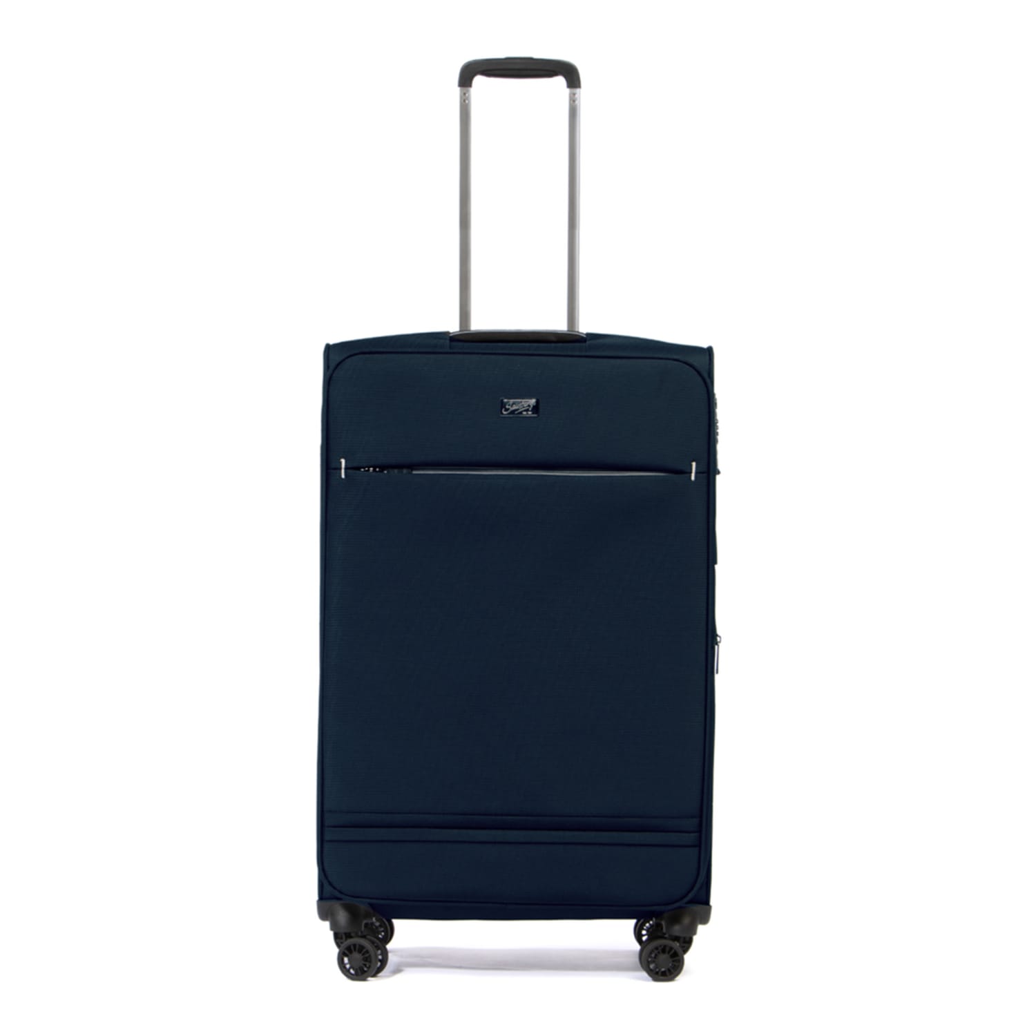 Salisburys Premium Soft Shell Expandable Suitcases - Navy | Home Bargains