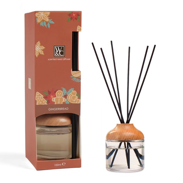 Wickford & Co. Scented Reed Diffuser 100ml - Gingerbread | Home Bargains