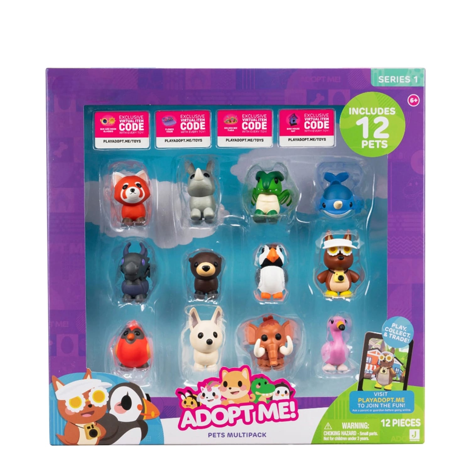 Adopt Me! Pets Multipack 12 Figure Set Serie 1 | Home Bargains