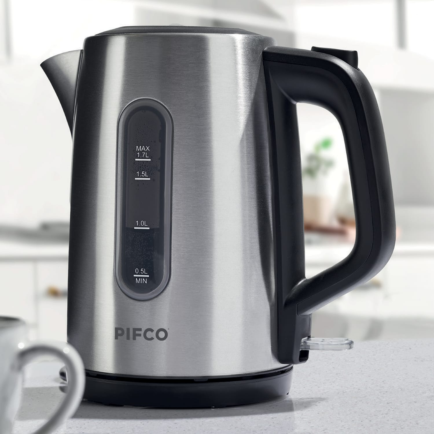 Pifco Cordless Kettle 1.7l - Stainless Steel | Home Bargains