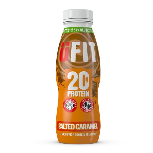 UFIT Protein Shake 250ml - Salted Caramel x12 | Home Bargains