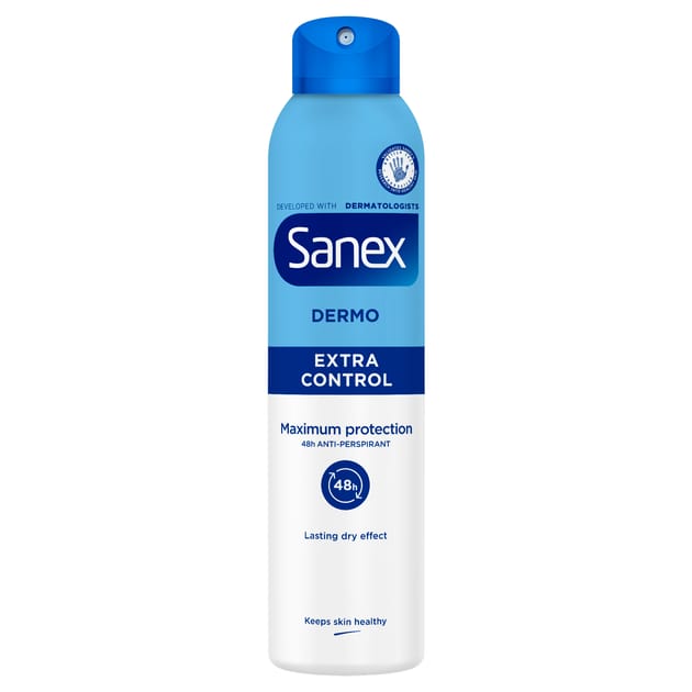 Sanex Dermo Extra Control Antiperspirant Spray 250ml | Home Bargains