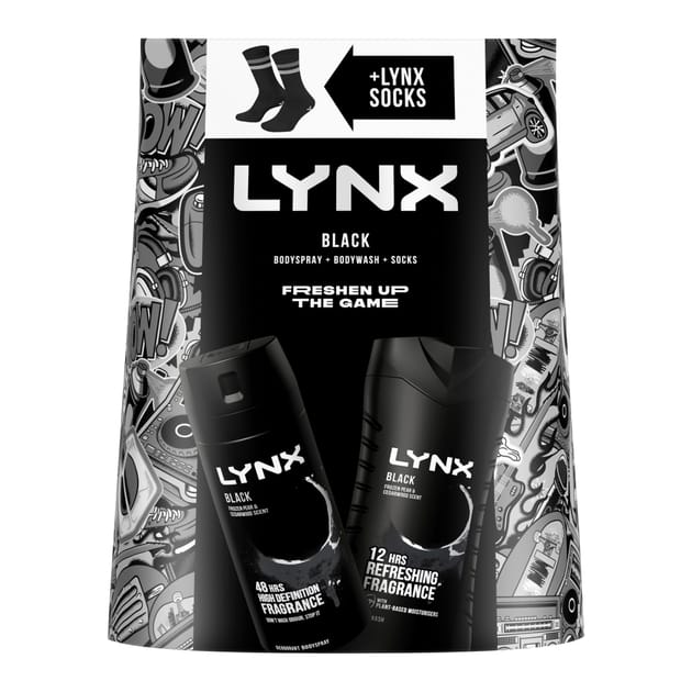 Lynx Body Duo & Socks Gift Set - Freshen Up The Game | Home Bargains