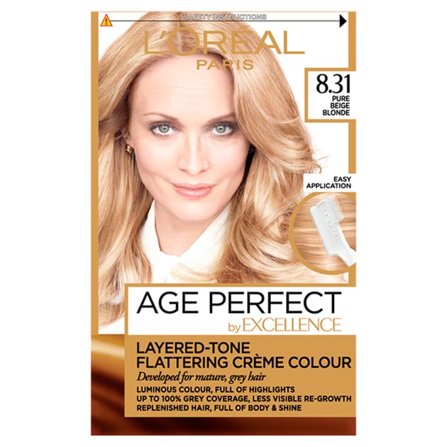 L'Oreal Paris Excellence Age Perfect 8.31- Pure Beige Blonde | Home ...