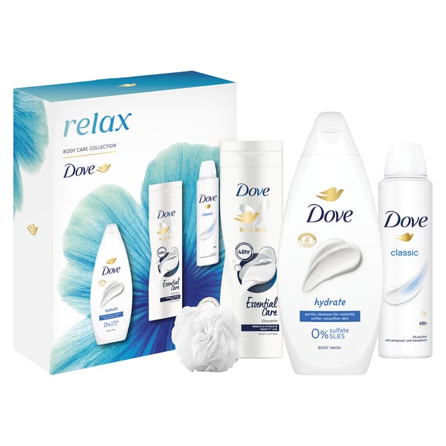Dove Trio Gift Set 3 Piece - Relax | Home Bargains