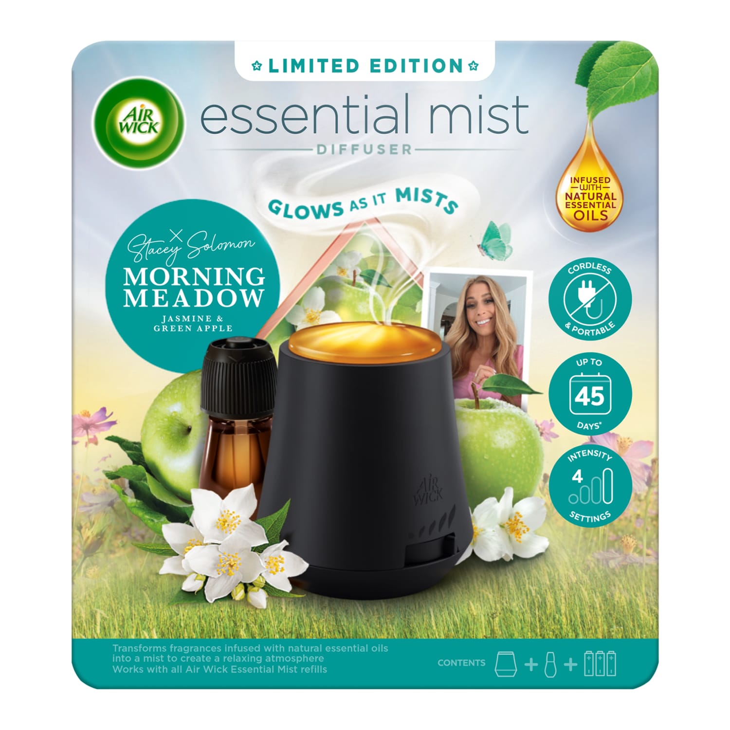 Air Wick Morning Meadow Essential Mist Diffuser 20ml | Home Bargains