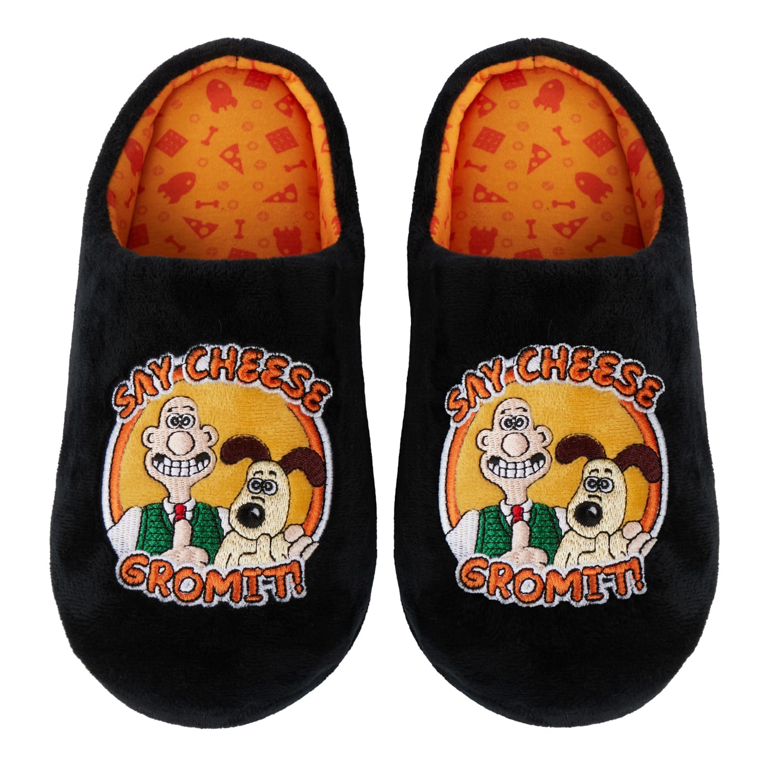 Wallace & Gromit Mens Slippers | Home Bargains