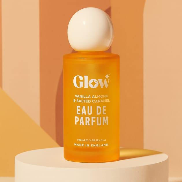 Glow Eau De Parfum 100ml - Vanilla Almond & Salted Caramel | Home Bargains