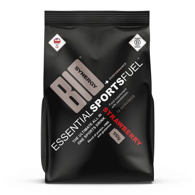 Bio-Synergy Essential Sports Fuel Protein Shake 550g - Strawberry ...