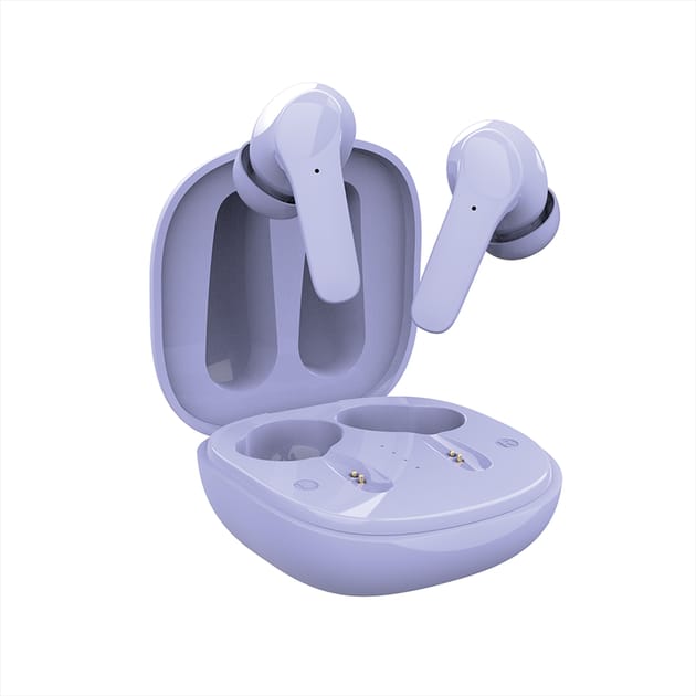 Equatech Active Noise Cancelling TWS Earbuds - Lilac | Home Bargains