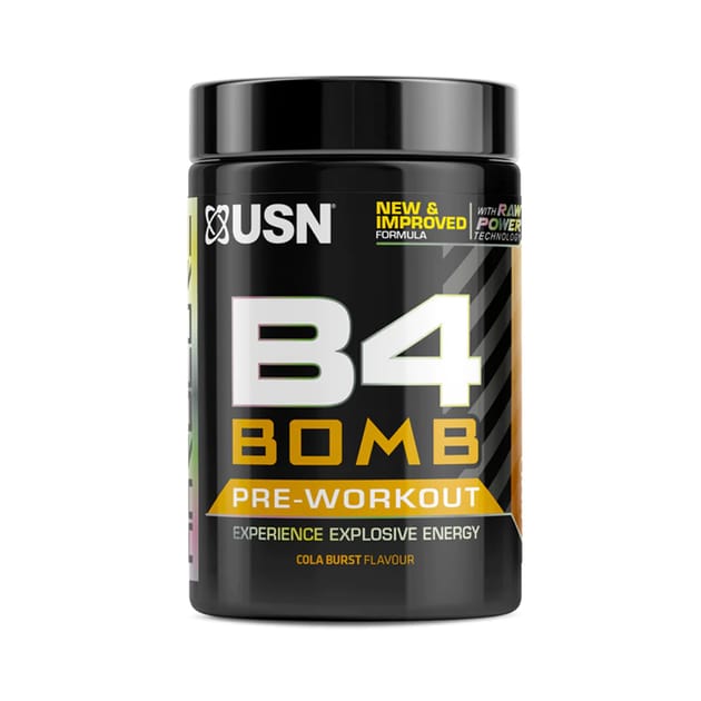 USN B4 Bomb Pre-Workout 180g - Cola Burst | Home Bargains