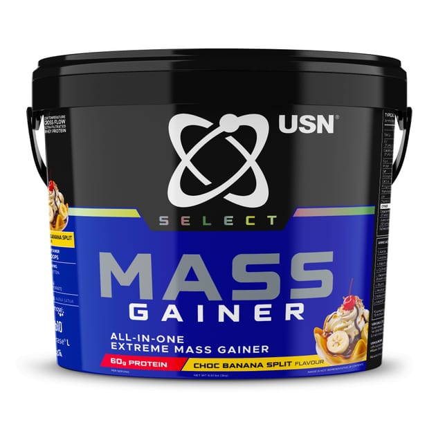 USN Select Mass Gainer All-In-One Extreme Mass Gainer 3kg - Chocolate ...