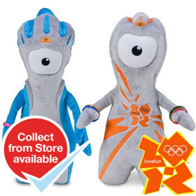 Official London 2012 Olympics: Mascots Twin Pack | Home Bargains