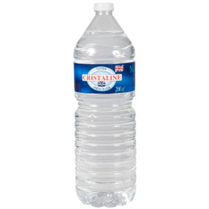 Cristaline Natural Spring Water (6 x 2L Bottles) | Home Bargains