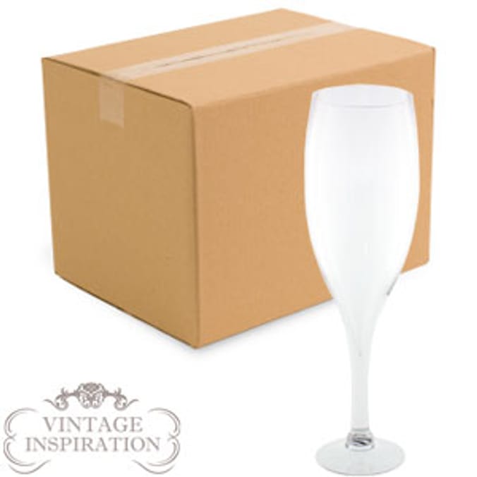 Giant Champagne Glass Decoration Case Of 6 Wedding Centerpiece Giant Wine Glass Home Bargains