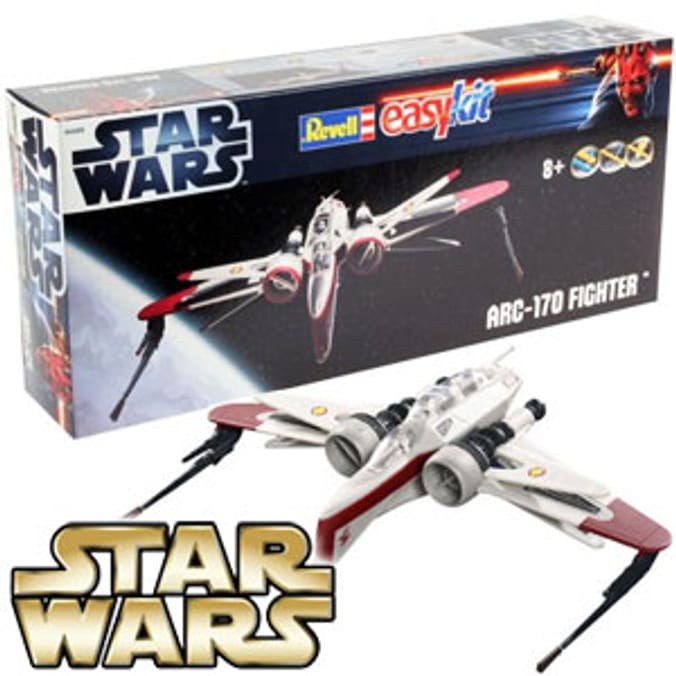 Star Wars Revell Easykit ARC-170 Fighter, airfix, air fix | Home Bargains