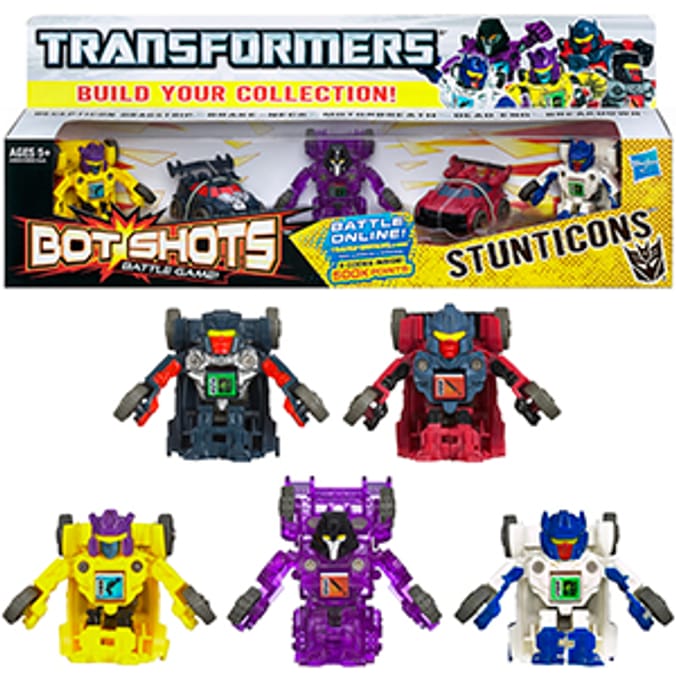 Hasbro Transformers Bot Shots Figures Set Of 2 Packs Transforming