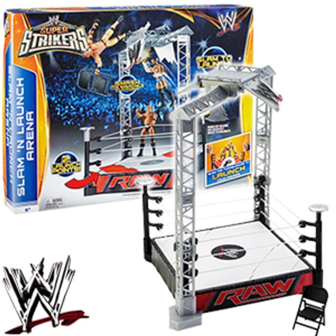 Wwe Raw Arena Playset New Images Of @Mattel's WWE Knuckle Crunchers