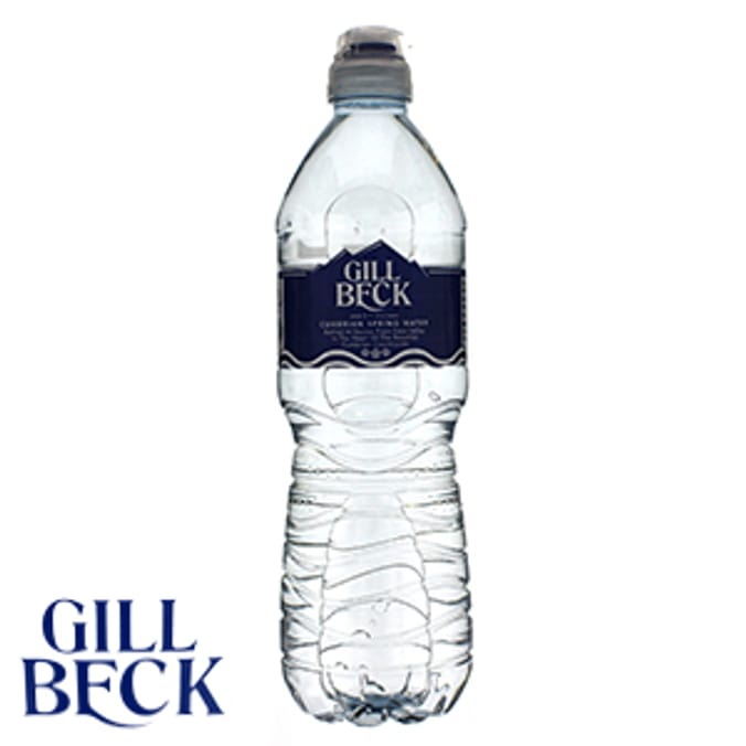 Gill Beck Sports Cap Still Water (12 x 750ml Bottles) | Home Bargains