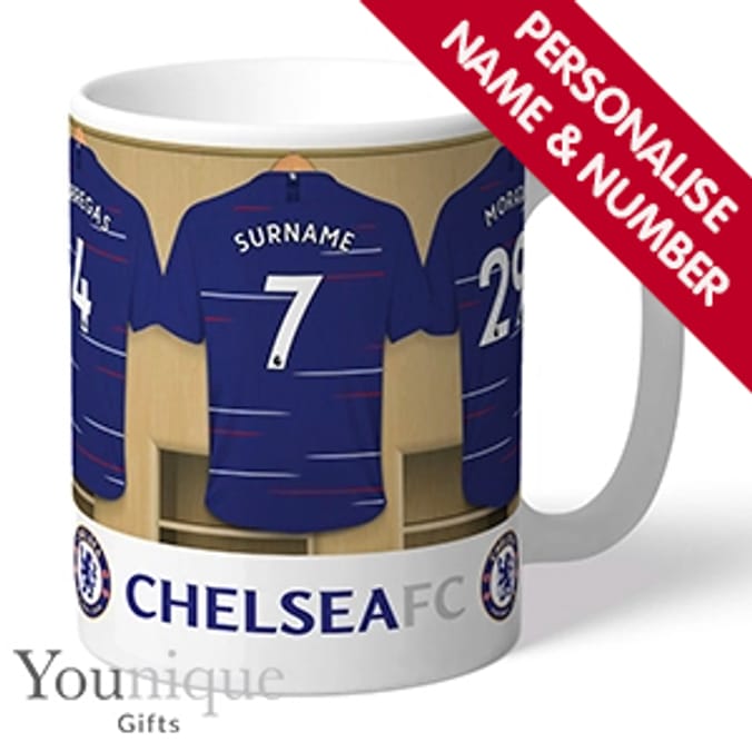 Personalised Chelsea FC Mug, mugs, chelsea mug, personalised mug ...