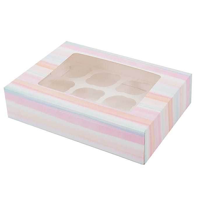 Jane Asher Cupcake Box Case of 24 full case baking professional cakes cake box muffins Home Bargains