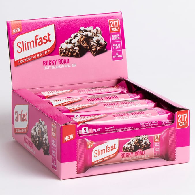 SlimFast Meal Bars - Rocky Road (12 x 60g), nutrition, fitness, fit ...