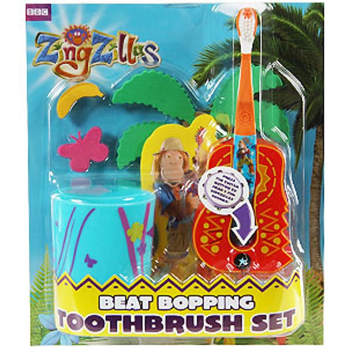 ZingZillas Beat Bopping Musical Toothbrush Set | Home Bargains
