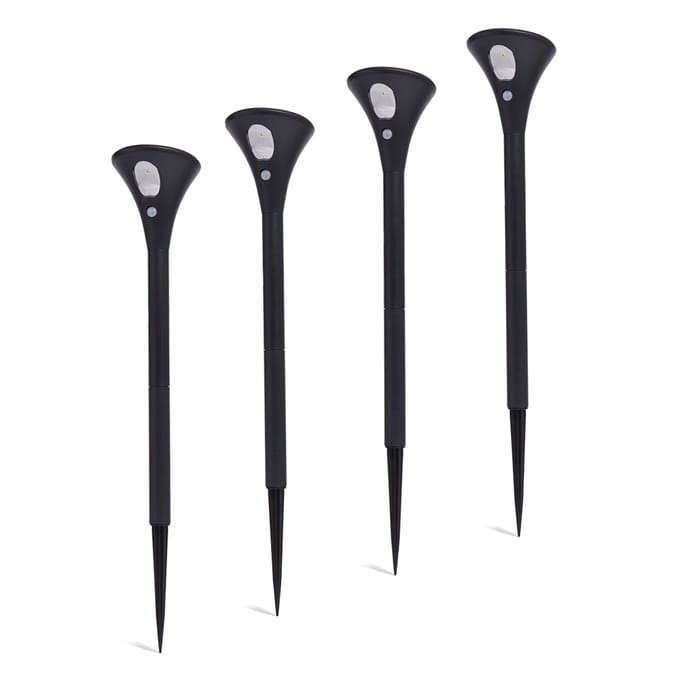 Motion Sensor Solar Stake Bell + Howell 180 Degrees Swiveling Light