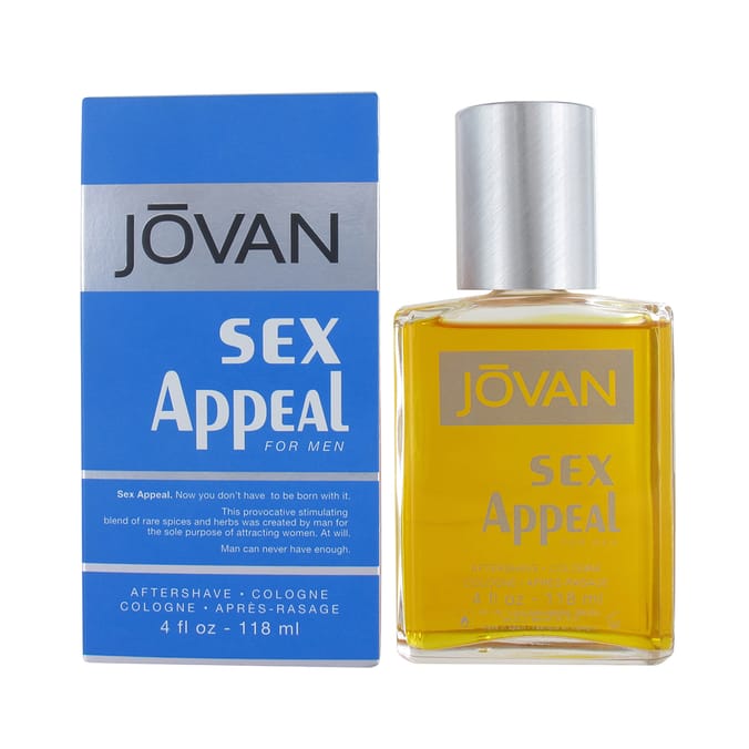 Jovan Sex Appeal After Shave 118ml 03265 21923 035017009418 Jovan Sex Appeal After Shave