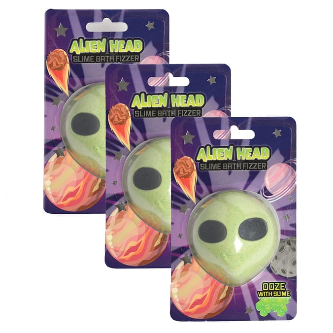 Space: Alien Head Slime Bath Fizzer (Case Of 3), bath, alien, bath ...