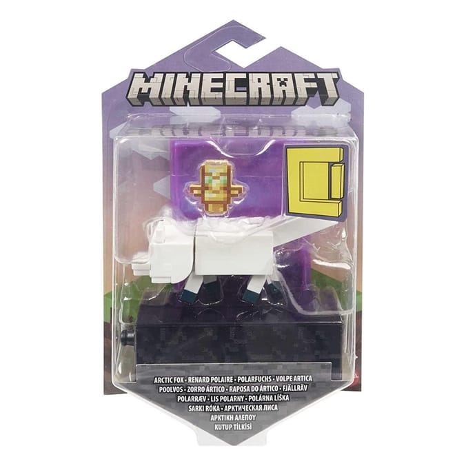 MINECRAFT: 8cm Figure GTP08 - Arctic Fox, MINECRAFT 8CM FIGURE GTP08 ...